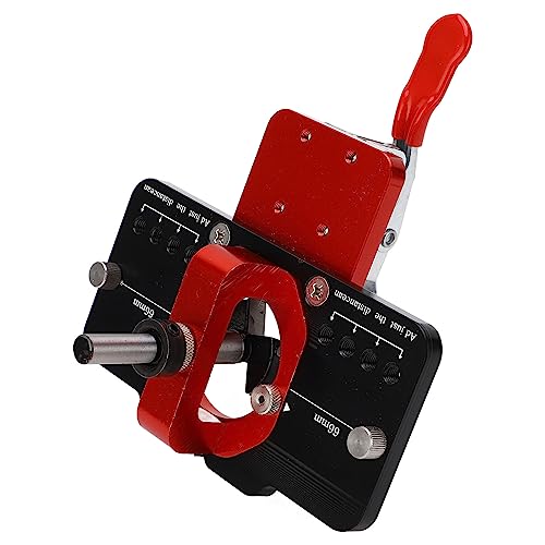 Ozgkee Concealed Hinge Jig 35mm Door Hinge Hole Drilling Guide Drill Bit Kit Set for Woodworking