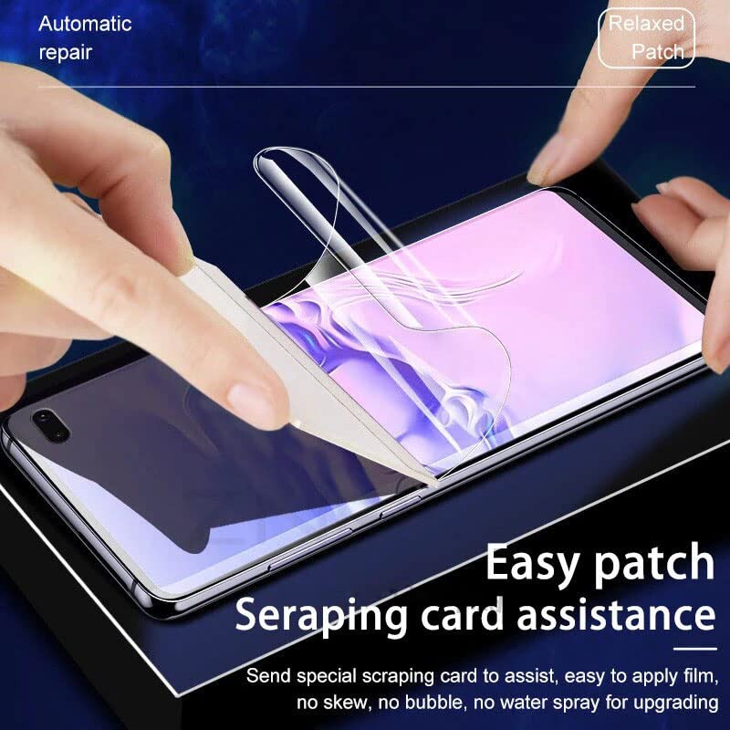 PORRVDP Hydrogel Screen Protector for Xiaomi Poco X3 GT (NOT Tempered Glass Film),2 Pcs Upgraded Flexible TPU Transparent Protective Screen Protector [Clear HD] [Ultra Sensitivity][Non-breakable]