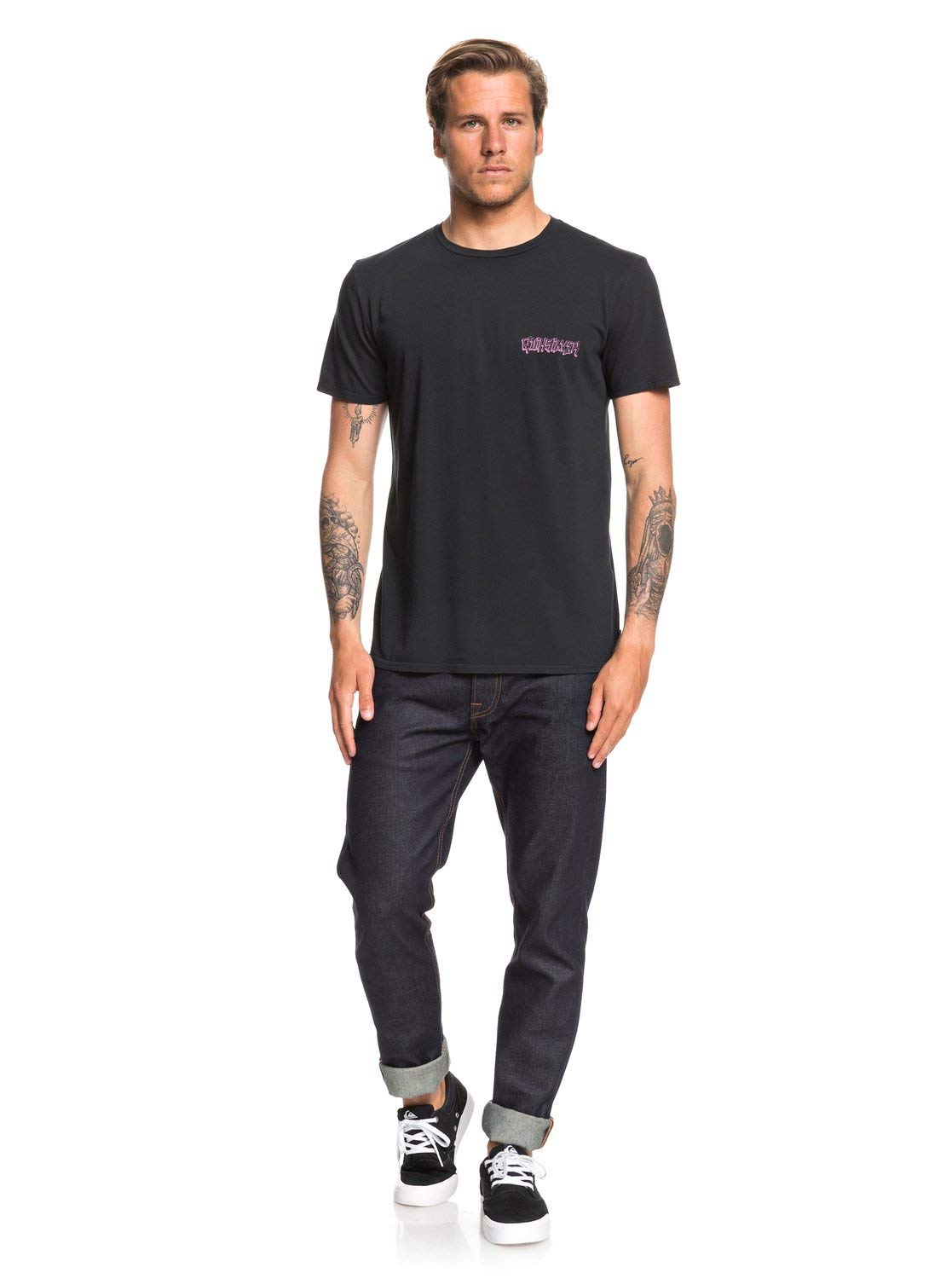 Quiksilver Men's Cobra FANG Short Sleeve TEE, Brazilian Sand, L