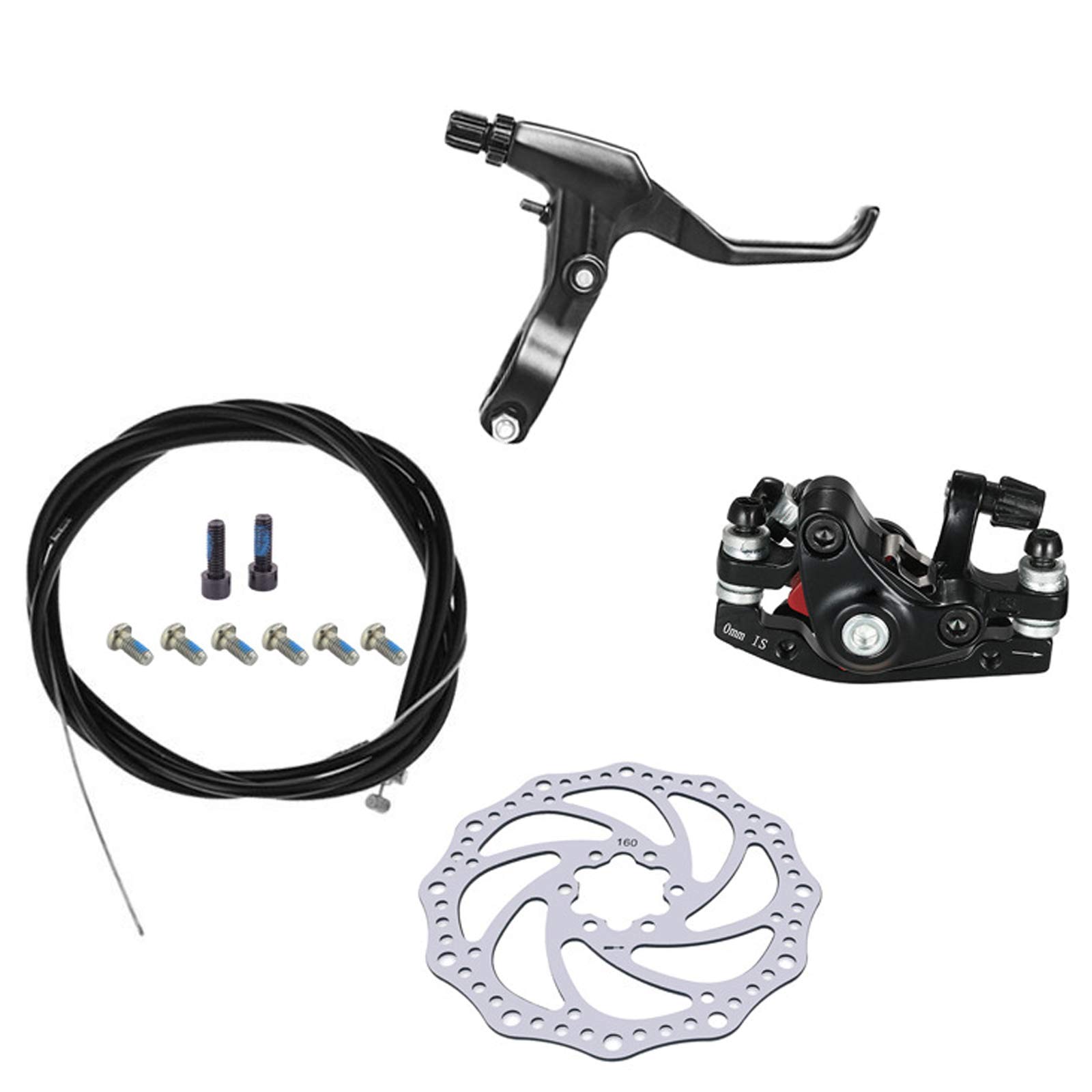 SENQI Aluminum Alloy Disc Brake Kit Front and Rear for Mountain Bikes Folding Bikes Bicycle Brake Kit Mechanical Disc Brake Set