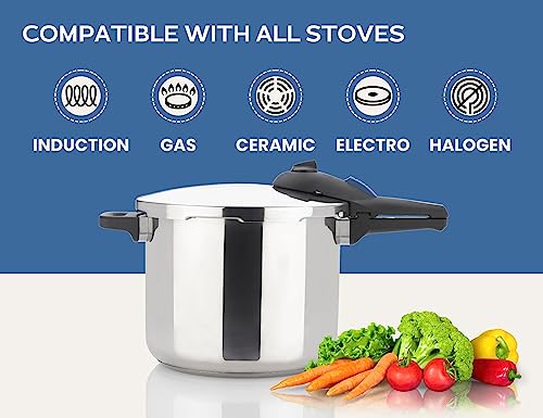Zavor ZPot 10 Quart 15-PSI Pressure Cooker and Canner - Polished Stainless Steel (ZCWSP03)