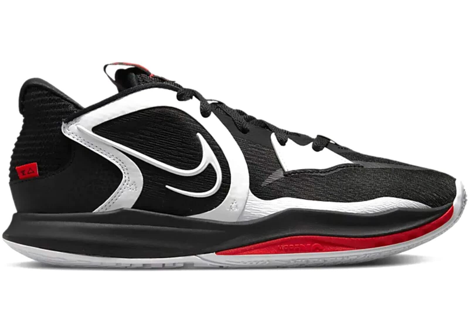 Nike Kyrie 5 Low Men's Basketball Shoes Black/White-Chile Red DJ6012-001 9.5