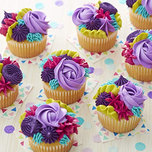 Wilton Piping Tips for Cake & Cupcake Decorating, 55-Piece Cake Supply Master Decorating Tip Set, Metal Tips