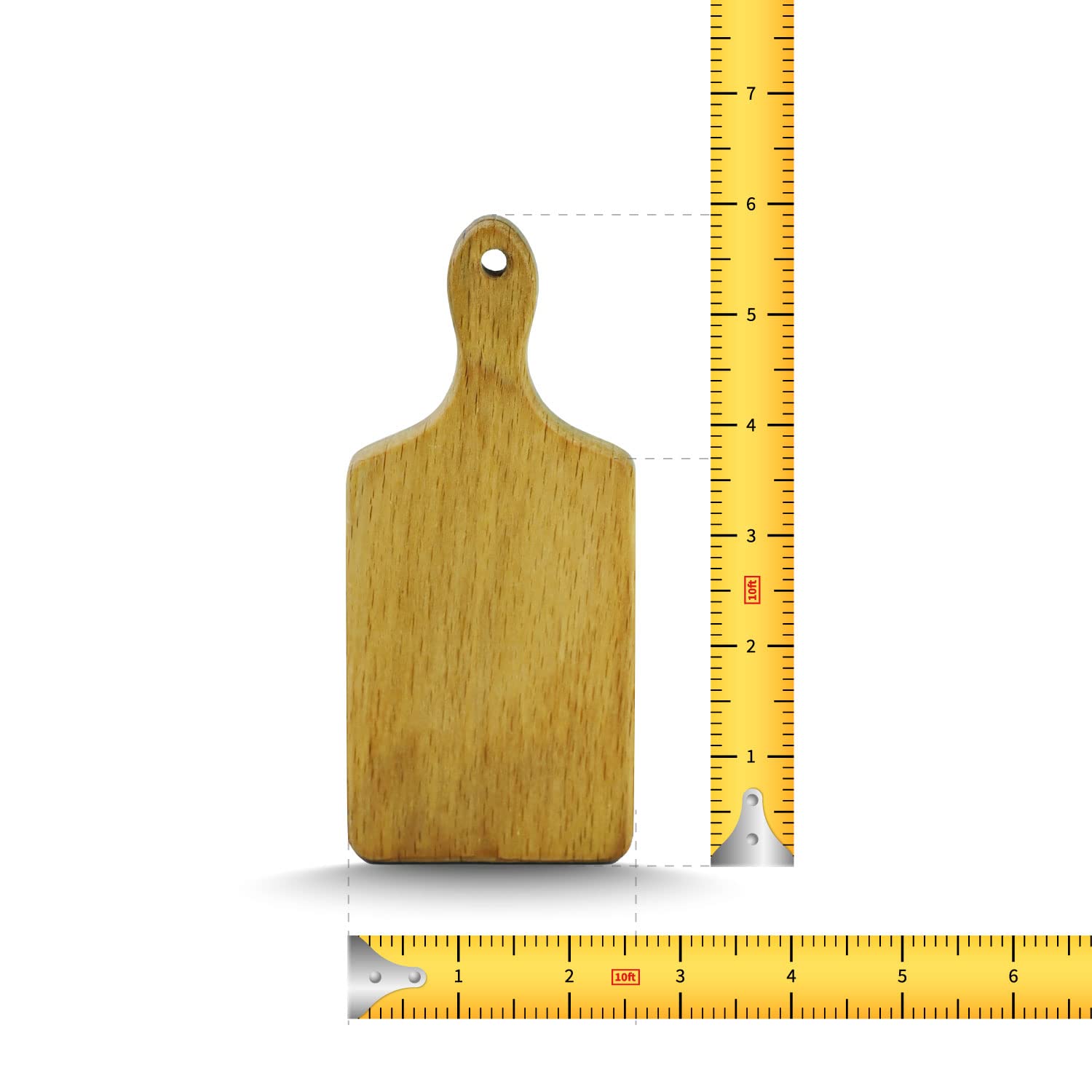Woodla Mini Charcuterie Boards Cutting Board with Handle Set of 6 Pcs Beechwood, Bulk Pack