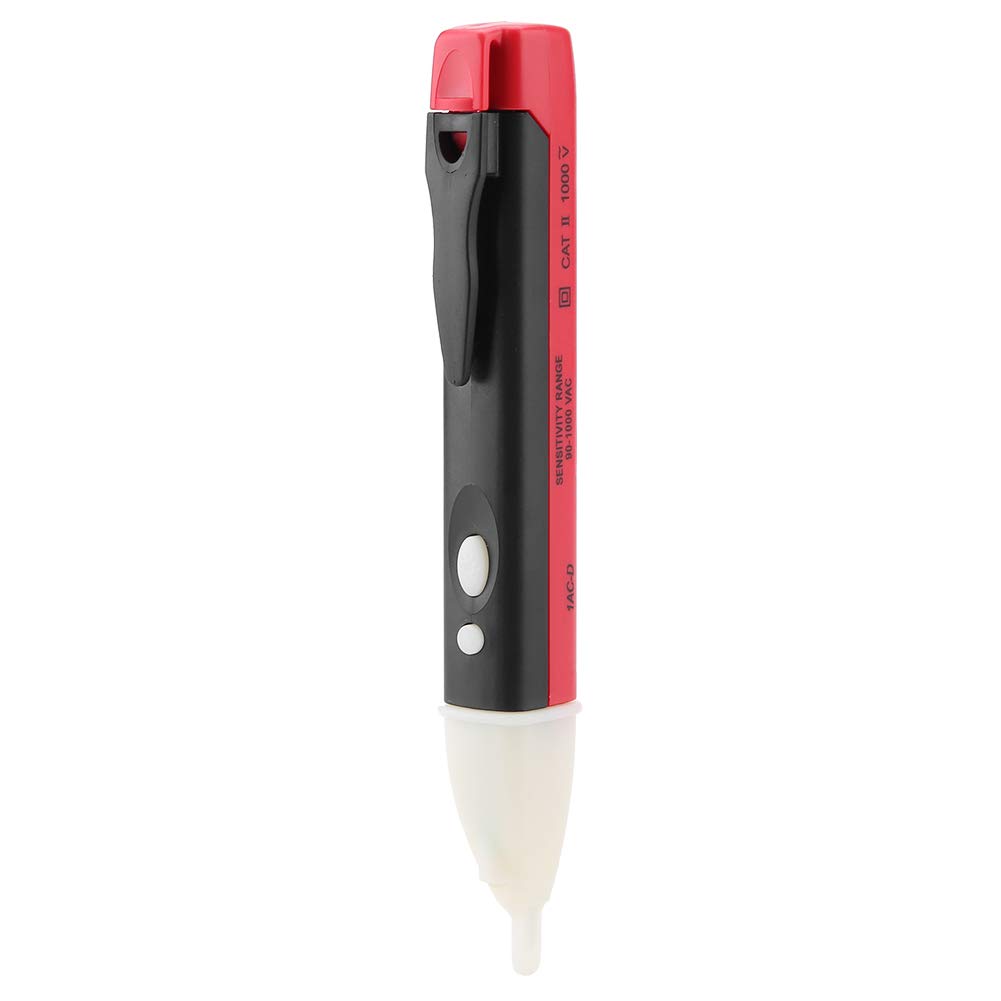 Red Test Pencil Non Electricity Measurement Voltage Tester Electricity Detector with LED Light Electricity Voltage Tester