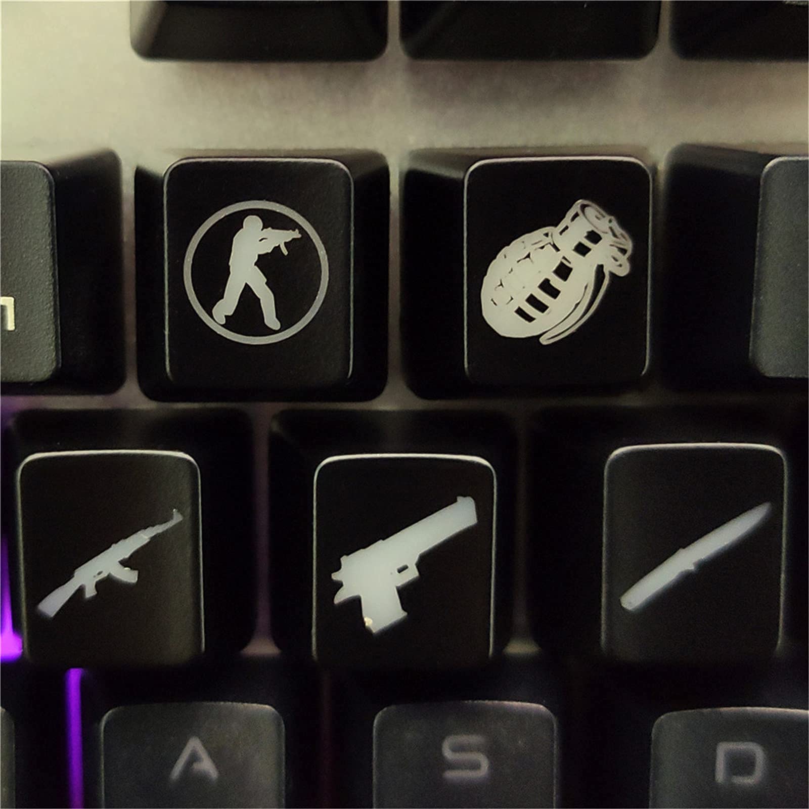 SIANCS DIY Gaming keycaps Button Key caps Custom Game keycap Game Accessories for CS GO Mercy abs Mechanical Keyboard caps