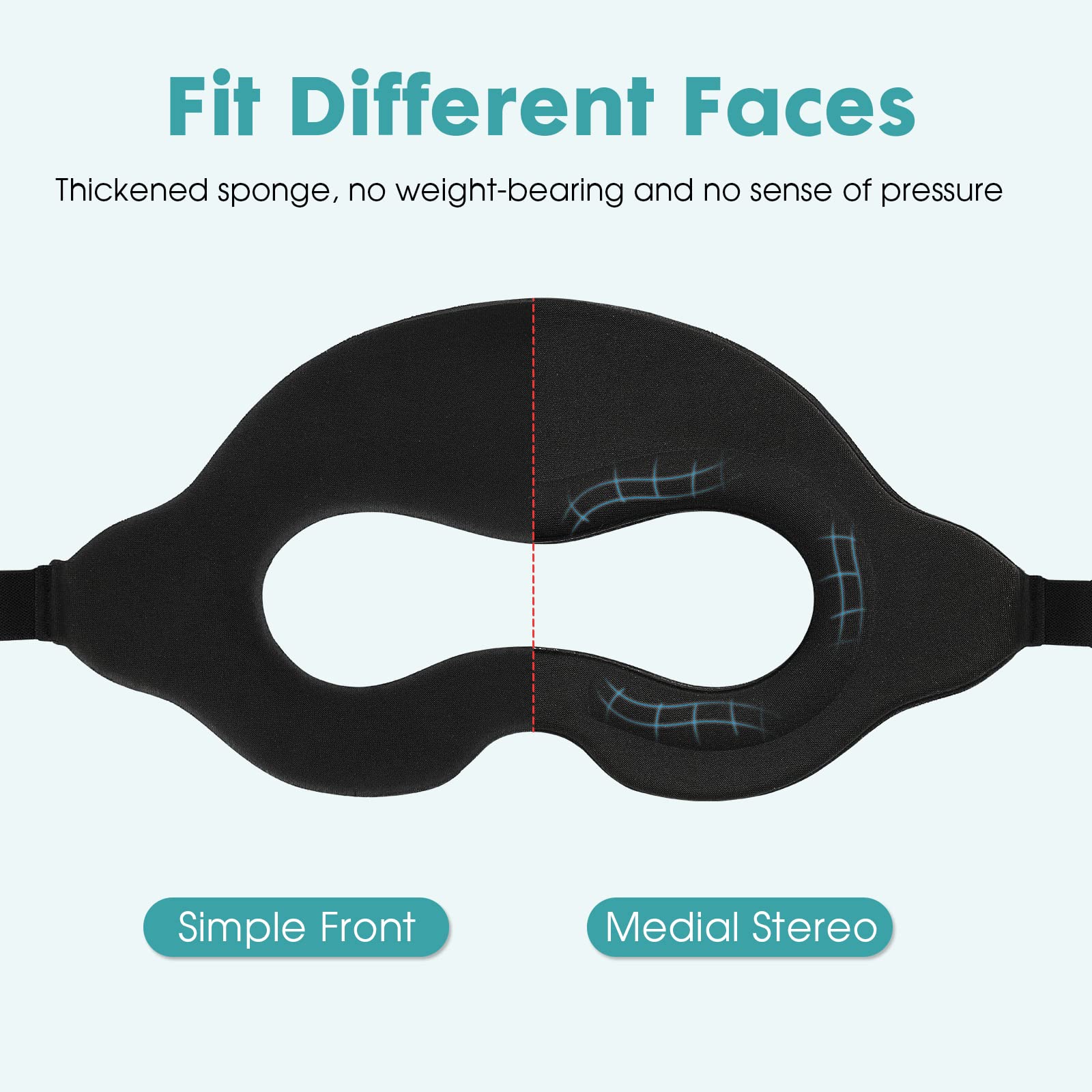 VR Sweat Mask Foam Band for Meta Quest 3 Oculus 2 Pro VR Workout Supernatual Face Dry Cool Guard Cover