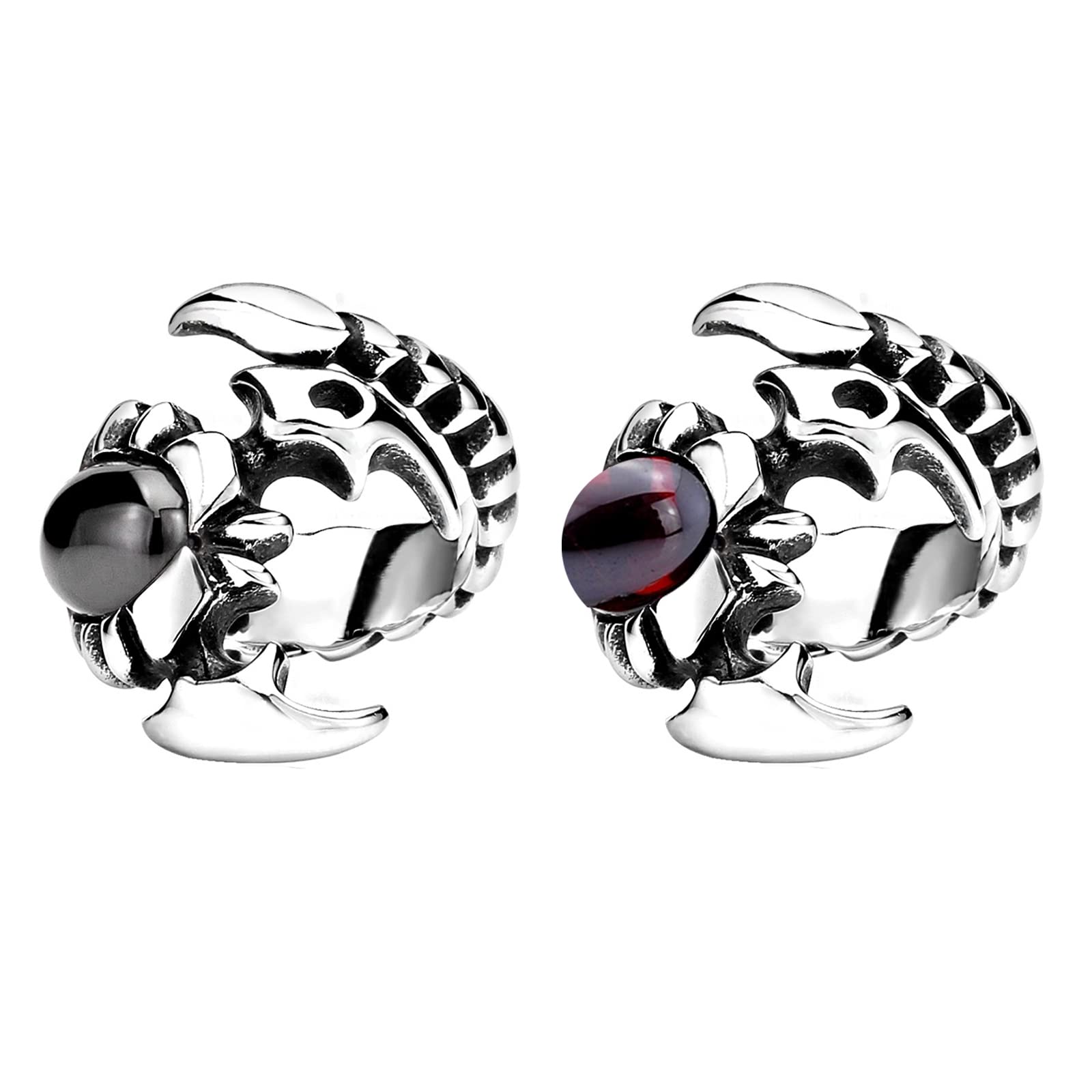 VREFK 2 PCS Scorpion Ring Jewelry Mood Fidget Ring Adjustbal Open Rings