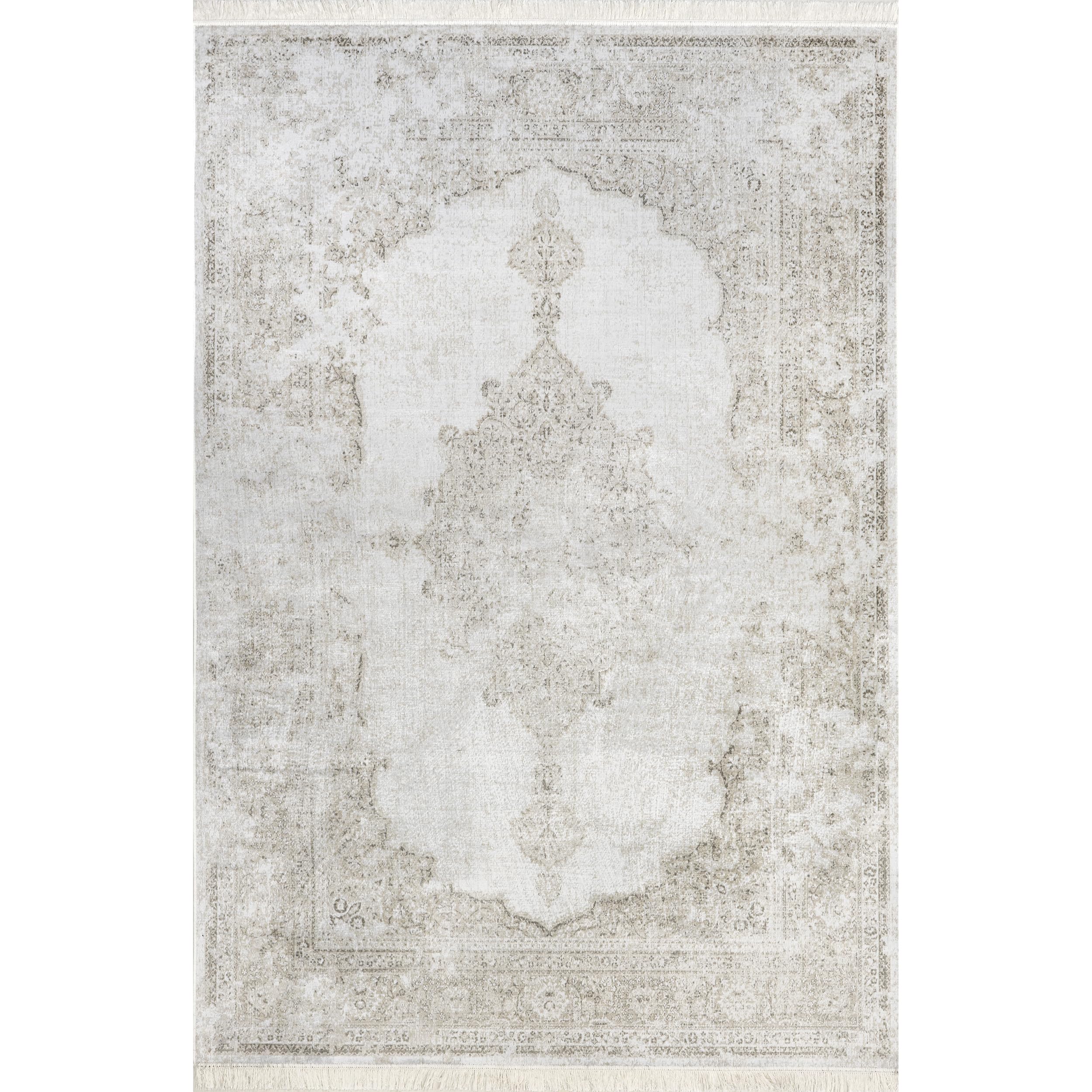 NuLOOM Cantrell Faded Transitional Fringe Area Rug, 10x14, Ivory
