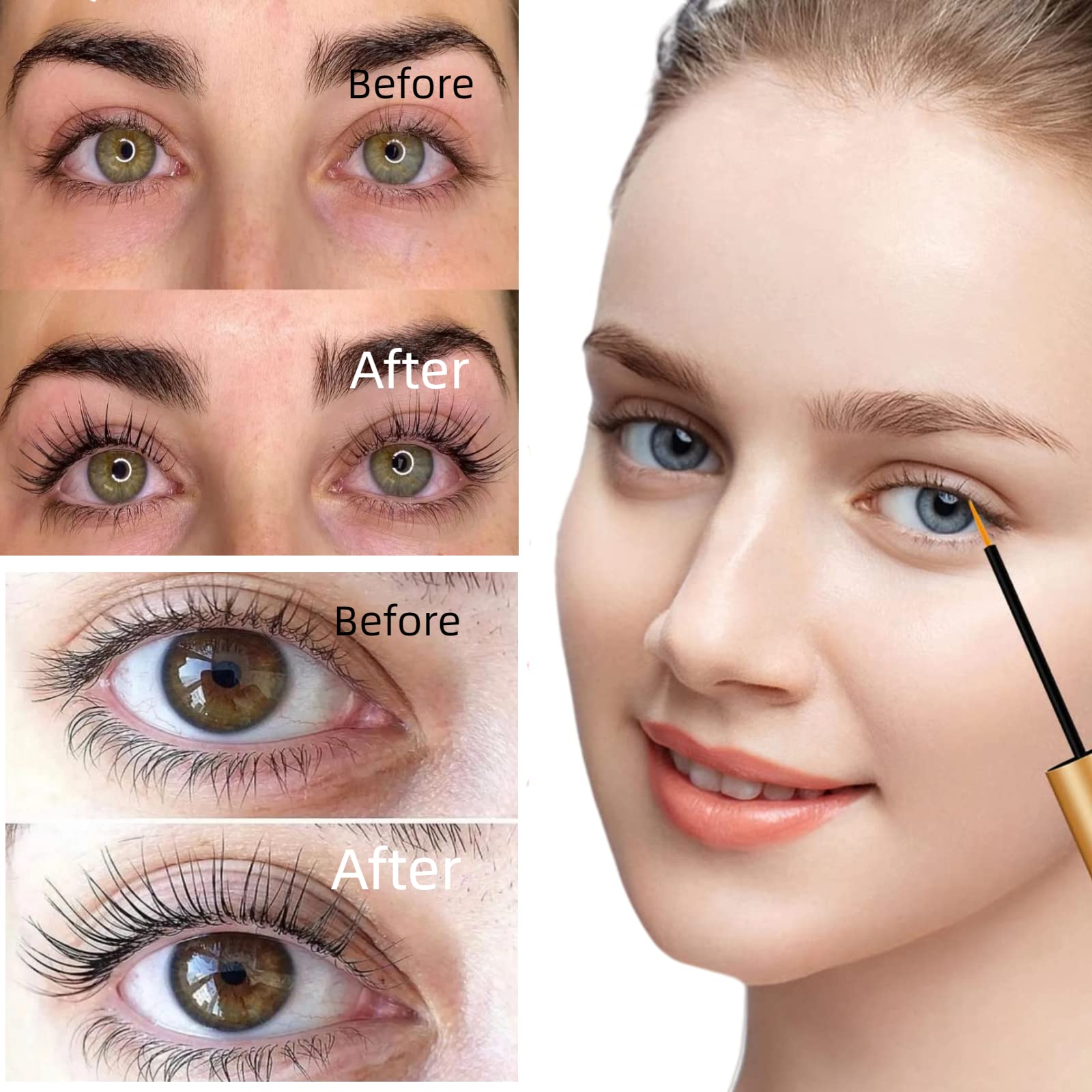 πππππ πππ πππππ Eyelash Growth Serum, 2 Pack Lash Boost Serum for Longer, Fuller Thicker Lashes, Lash Enhancing Serum for Natural Lashes or Lash Extensions & Brows