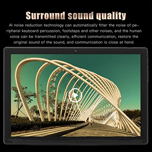 Zyyini Tablet, 10.1in IPS HD Screen, 4G Calling Tablet, 5G WiFi, Tablet PC, 1080x1920, 16:9, 8GB RAM 256GB ROM, BT 5.0, 8MP 20MP, Octa Core, 8800mAh, for Android10, Grey
