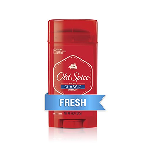 Old Spice Aluminum Free Deodorant for Men Classic Fresh Stick, 3.25 Oz (Pack of 6)