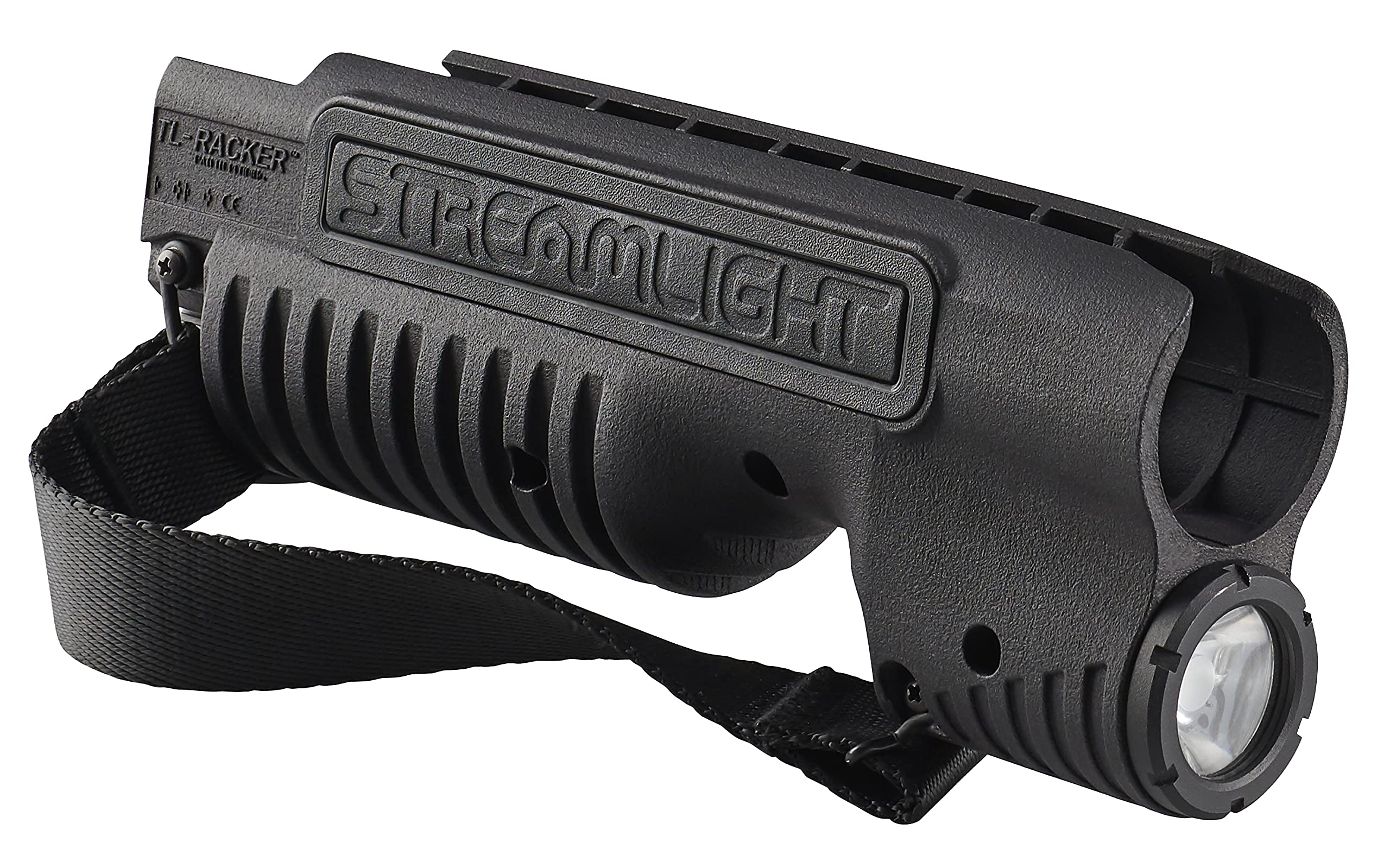 Streamlight 69602 TL-Racker 1000 Lumen Forend Light for Mossberg 590 Shockwave with Strap and CR123A Lithium Batteries, Black