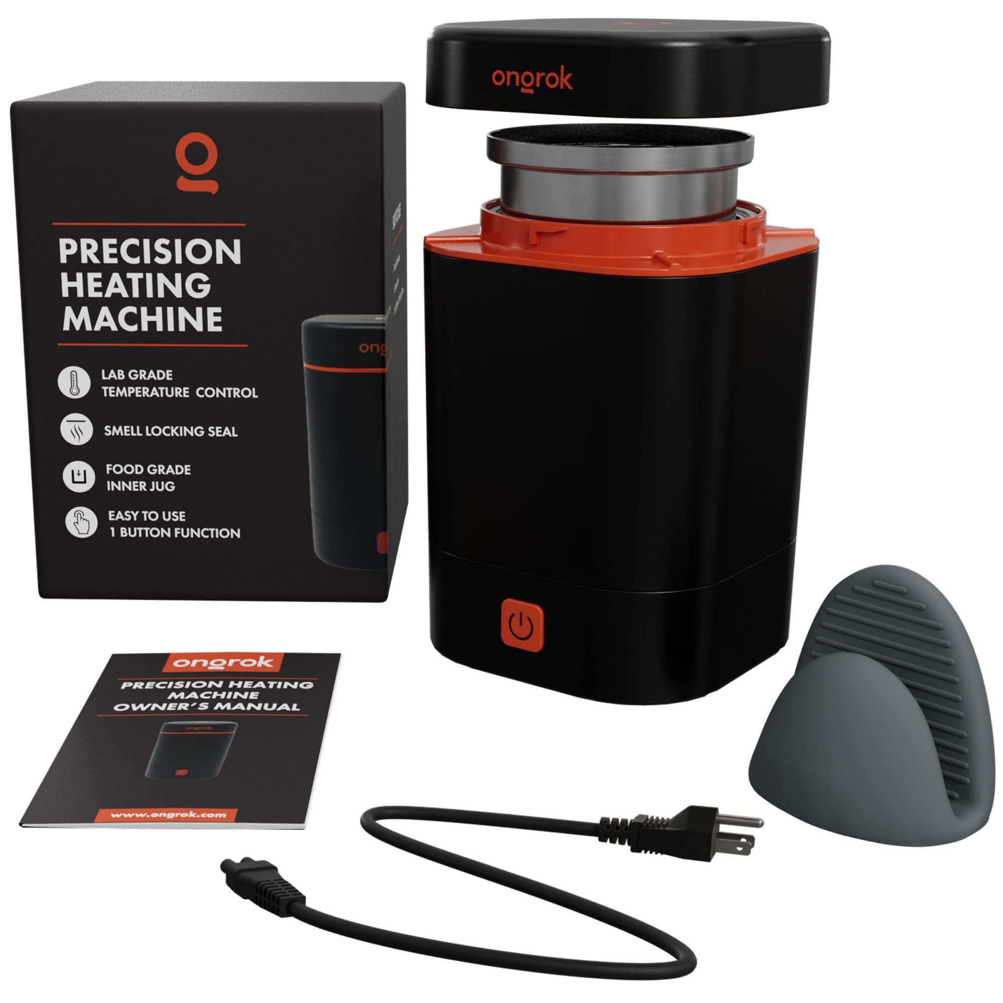 ONGROK Decarboxylator Machine for Herbs, Easy to Use, Decarb Box Device, Minimal Odor, Sleek Design, Durable Body