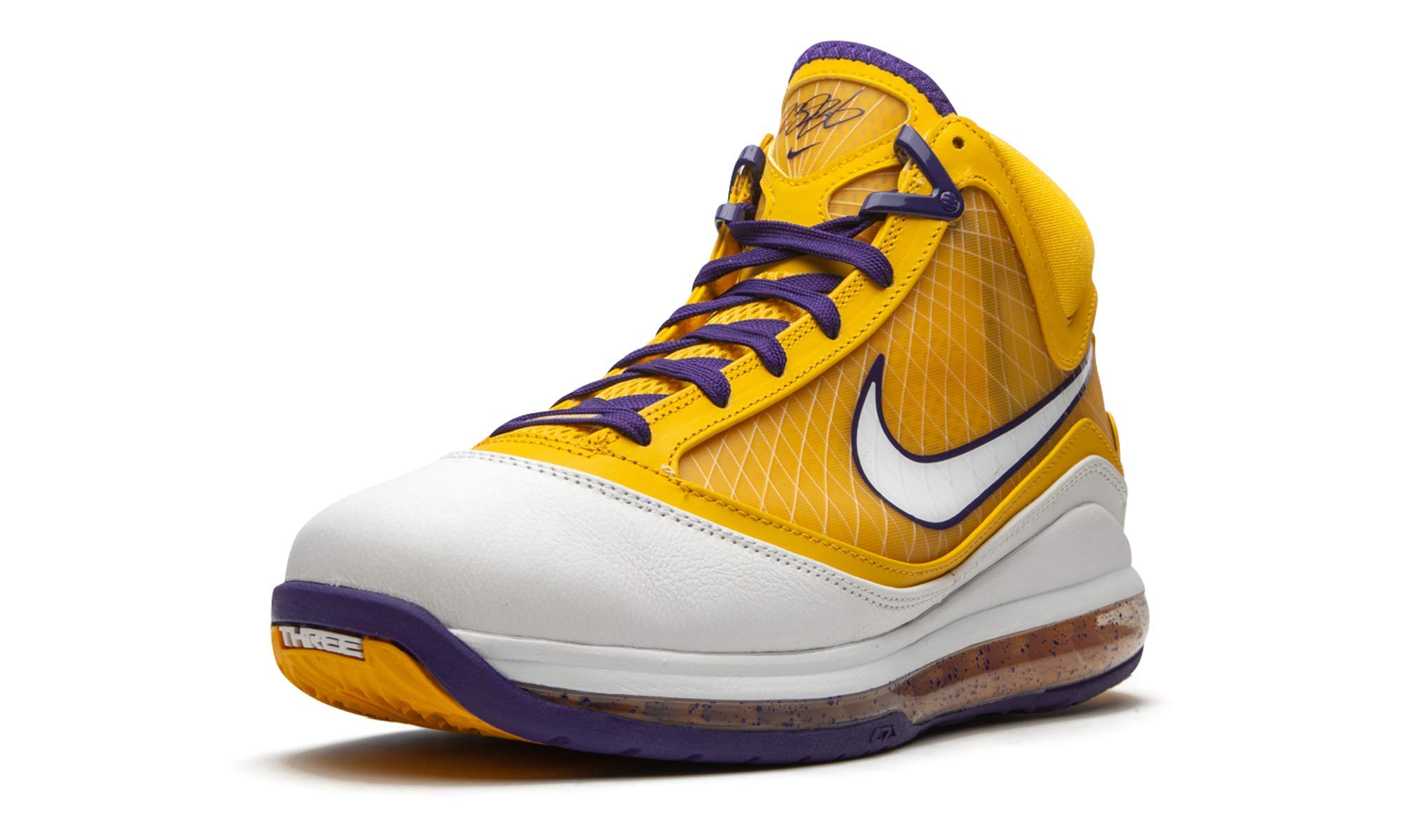 Nike Mens Air Max Lebron 7 CW2300 500 Media Day - Size 8.5 White/University Red
