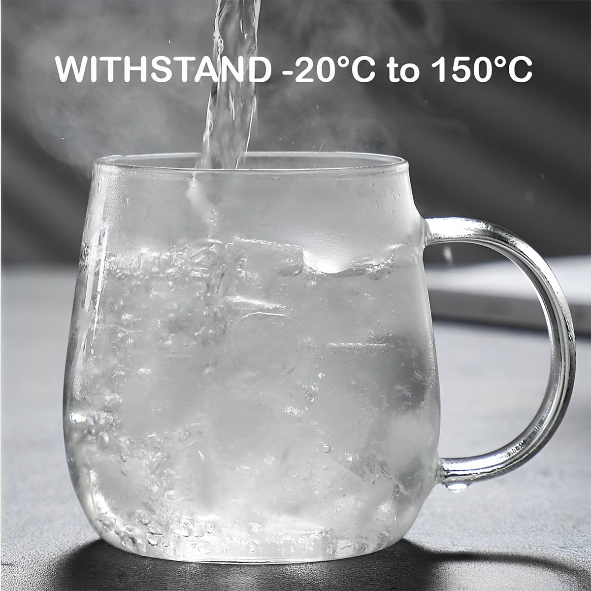 TIANXIALAWU 16.9 oz,Glass Tea Infuser Cups with Strainer and Lid,Tea Mugs with Infuser and Lid,Loose Tea Infuser,Hot Tea Diffuser Cup, (glass cover)，Glass Tea Cups