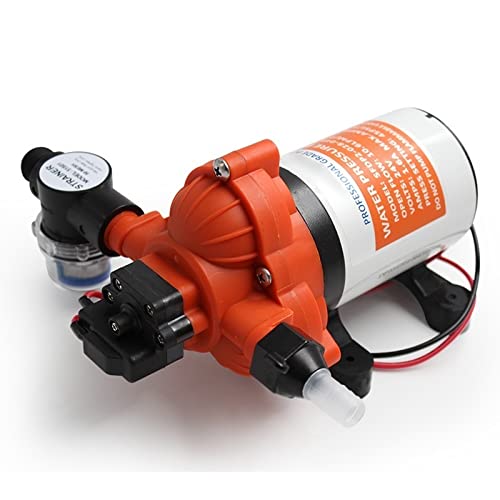 XuuSHA Hand Bilge Pump DC Diaphragm Pump 12V/24V 3.0-13.2LPM 17-60PSI Fresh Water Pump Bilge Pump Automatic (Color : 12V SFDP1-028-045-33)
