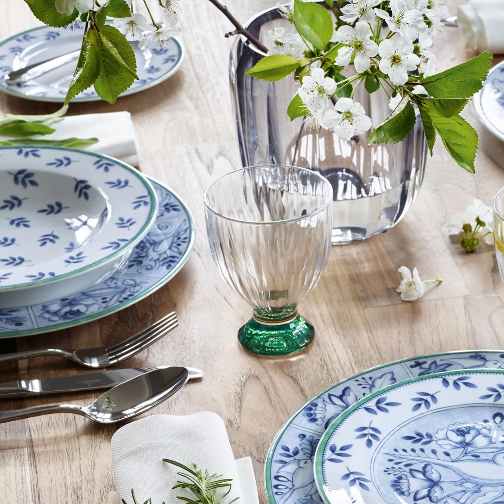 Villeroy & Boch Cordoba Rim Soup, 9 in, White/Blue/Green