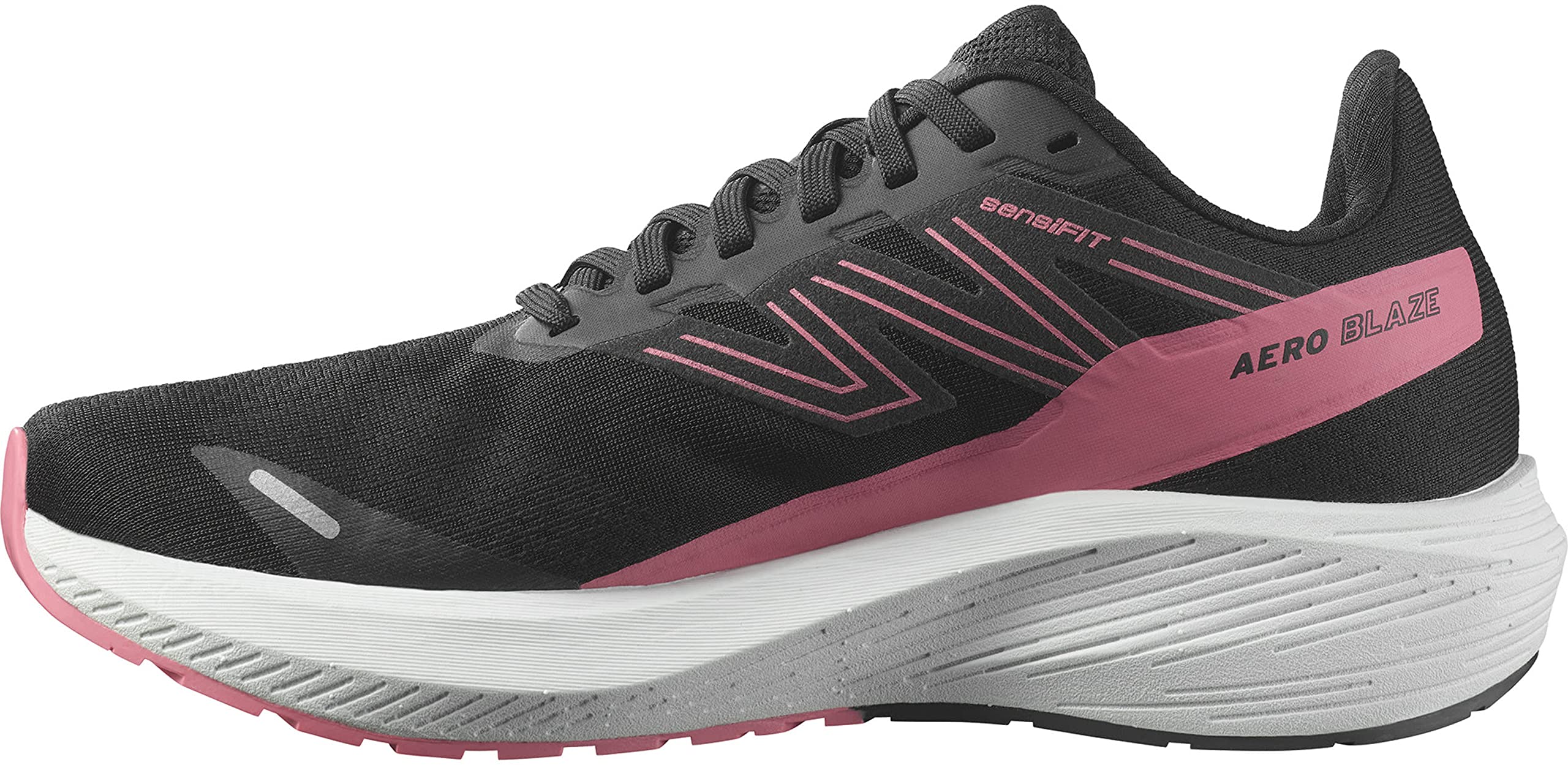 Salomon L472085008 AERO Blaze W Black/White/Tea Rose 8 Women's