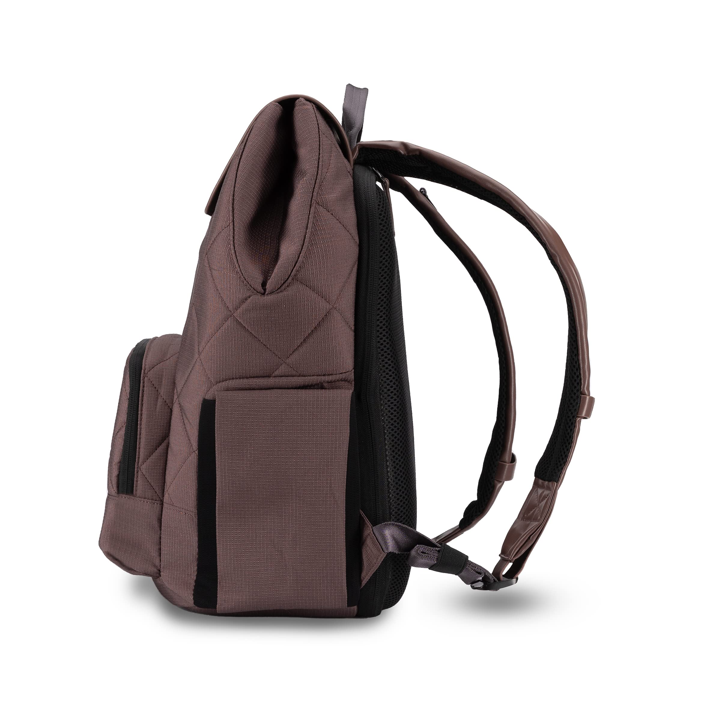 PAPERCLIP JoJo Diaper Bag Backpack - Eco Friendly - Large - Multifunctional - Black