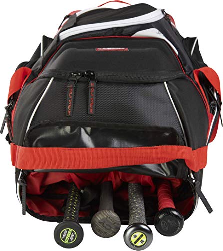 Rawlings | R1502 Wheeled Catcher's Bag | Baseball/Softball | Scarlet