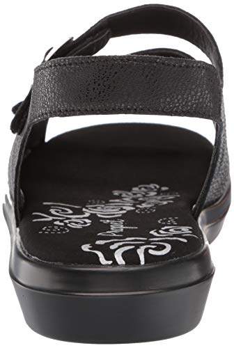 Propét Women's Breeze Walker Sandal, Black Pearl, 9.5 X-Narrow