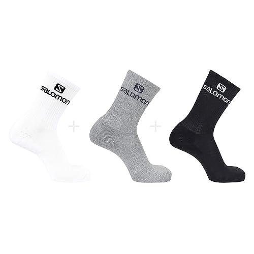 Salomon Standard Everyday Crew 3-Pack, White, Medium