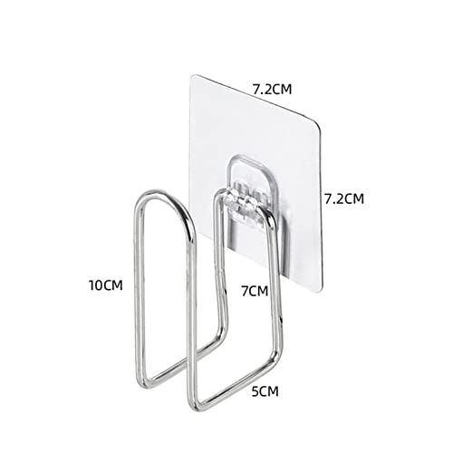SEYFI Kitchen Shelves,Wall-Mounted Spoon Stand, Kitchen Countertops Bakeware Holder, Anti-Slip Pot and Pan Rack, Reusable, Space Saving, for Dish Plate, Cutting Boards
