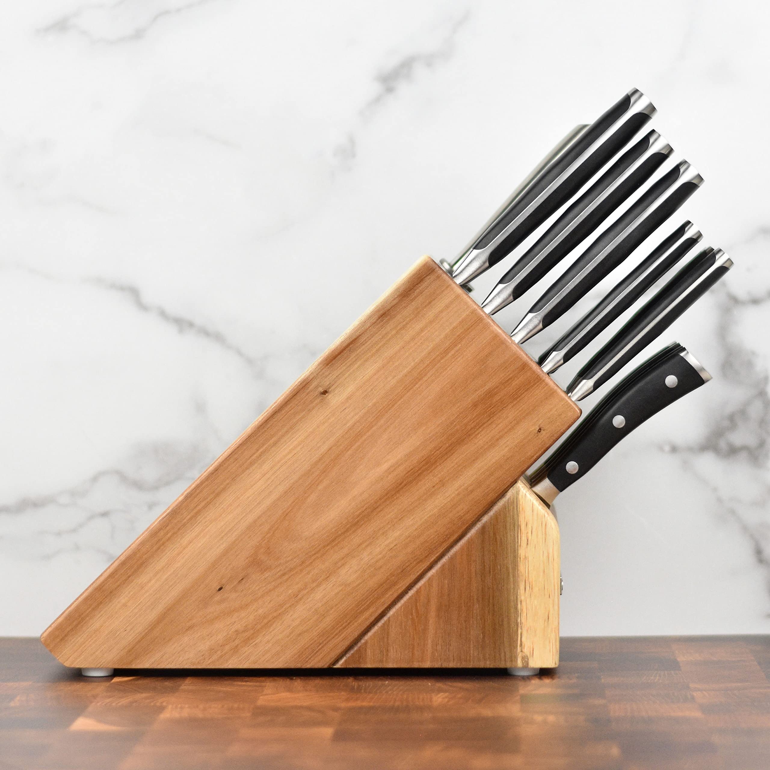 Wusthof Classic Ikon 16 Piece Knife Set with Acacia Block
