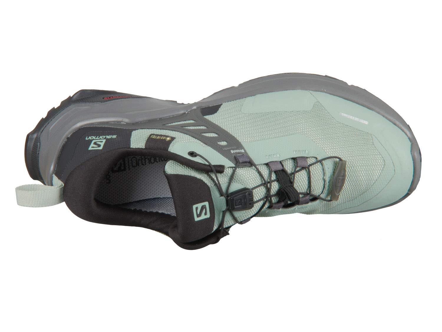 Salomon X Raise Gore-TEX Hiking Shoes for Women, Quail/India Ink/Flint, 7