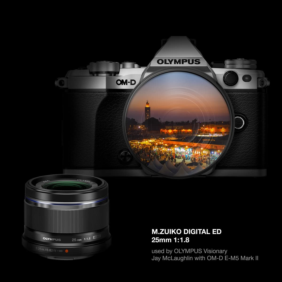 OM SYSTEM OLYMPUS M.Zuiko Digital 14-42mm F3.5-5.6 EZ Black For Micro Four Thirds System Camera, Compact 3x zoom Lens