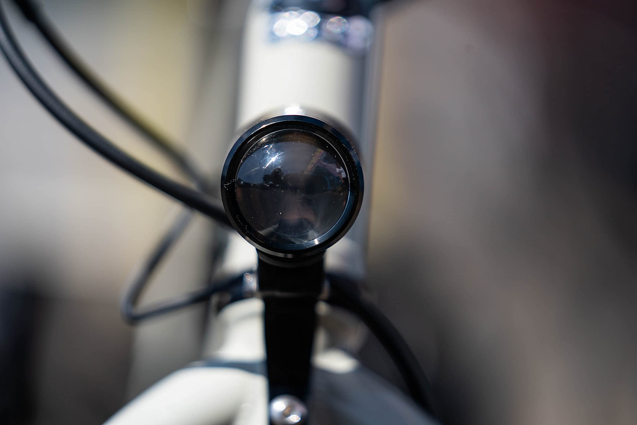 Portland Design Works | Kepler E-bike Headlight | Bosch E-bike System Plug and Play, Black, Fits e-bikes with fork crown hole for mounting