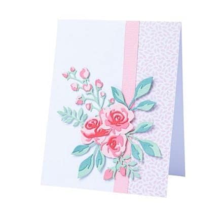 Sizzix Thinlits Die 665083 Floral Layers #2 by Jen Long 7 Pack, Multicolor