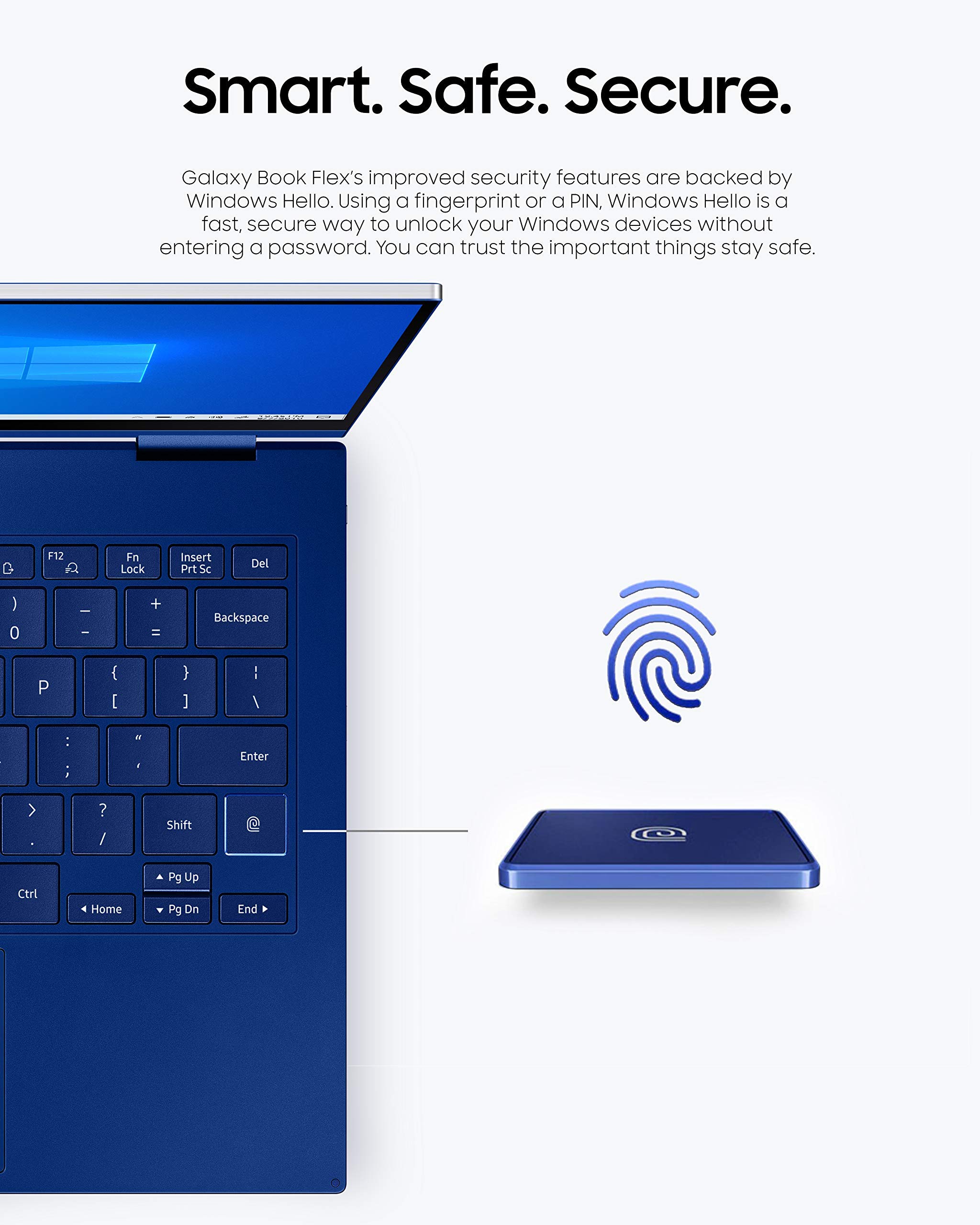 Samsung Galaxy Book Flex 13.3” Laptop| QLED Display and Intel Core i7 Processor | 8GB Memory | 512GB SSD| Long Battery Life and Bluetooth-Enabled S Pen | (NP930QCG-K01US), Blue (Renewed)