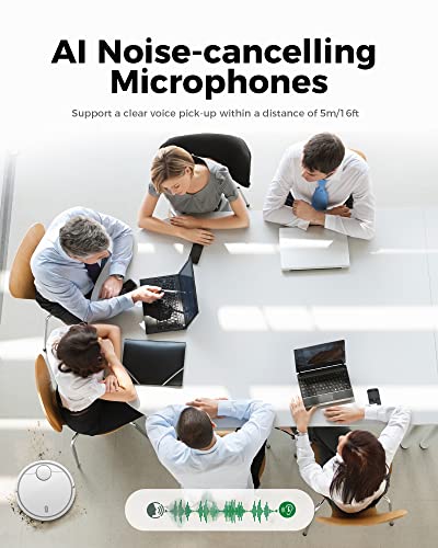 WYRESTORM 4K Webcam with AI Tracking, Auto Framing, 120° FOV, 90fps, 8X Digital Zoom, ePTZ, Dual AI Noise-canceling Mics, Conference Room Camera for Video Call, Remote Education, HD Live Streaming