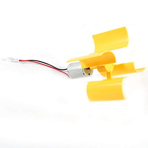 Zerone Micro Vertical Wind Turbines, Small Motor Blades Generator, DIY Set Vertical Breeze DC Motor Suitable for Teaching Physical Power Generation Principle