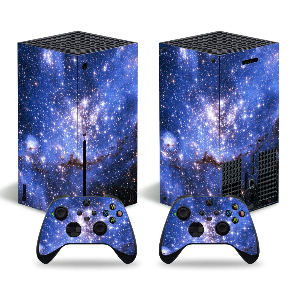 SKINOWN Protective Skin Sticker Decal Cover for Xbox Series X Console Colorful Blocks