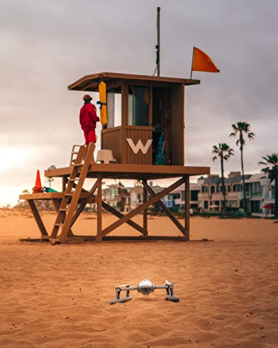 PowerVision PowerEgg X Wizard Waterproof Drone with SyncVoice Technology, 4K60FPS Camera, 6km Transmission Range, Vision Obstacle Avoidance, Landing Protection, and Precision Landing