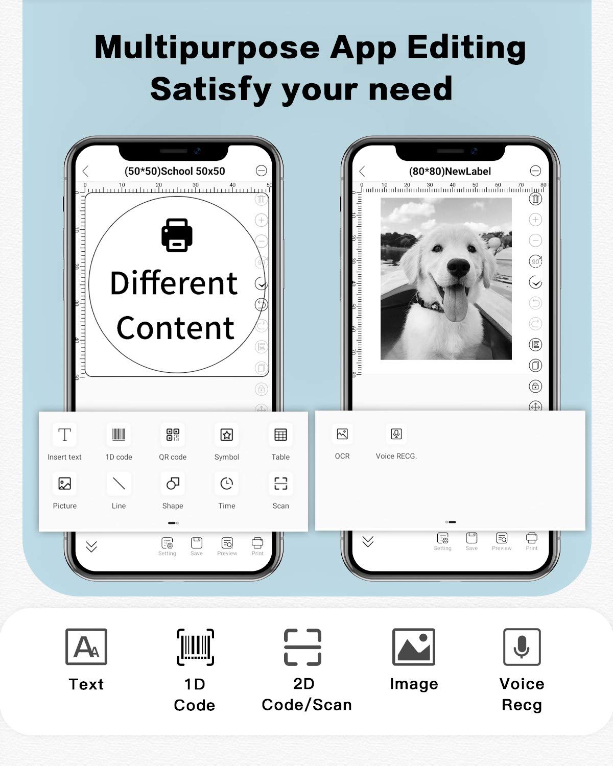 Phomemo Label Makers-M200 Label Printer Machine with 3 Paper,2023 Upgrade 3 Inch M110 Label Maker,WiFi Bluetooth Thermal Label Printer,Phone Support,for Android iOS,for Shipping,Labeling- White