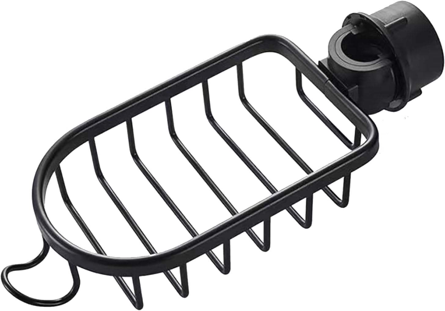 ROSHNT Sponge Holder Over Faucet Kitchen Sink Caddy Organizer, Stainless Steel Faucet Rack for Soap, Shampoo, Shower Caddy Shelf,Scrubbers