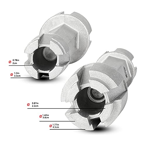 WMAZtool Tub Drain Remover Wrench - Use to Install and Remove Most Bath and Shower Drains and Closet Spuds Square Plastic Toilet Seat Nuts