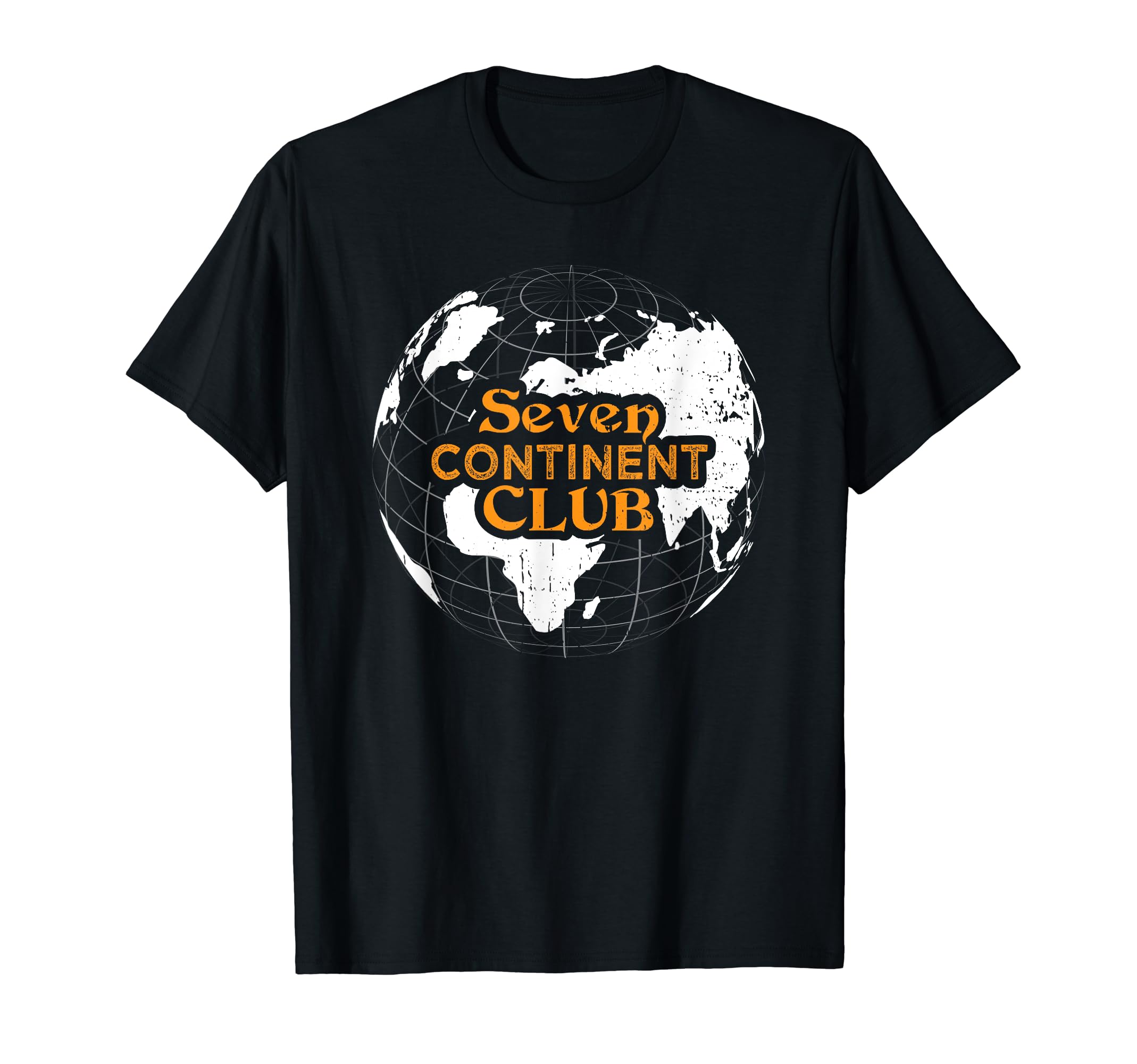 Seven Continent Club World Globetrotter Traveler Tourist T-Shirt