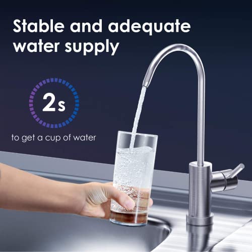 Waterdrop 10UB Under Sink Water Filter System with Remineralization Replacement Filter, NSF/ANSI 42 Certified, 8000 Gallons, USA Tech