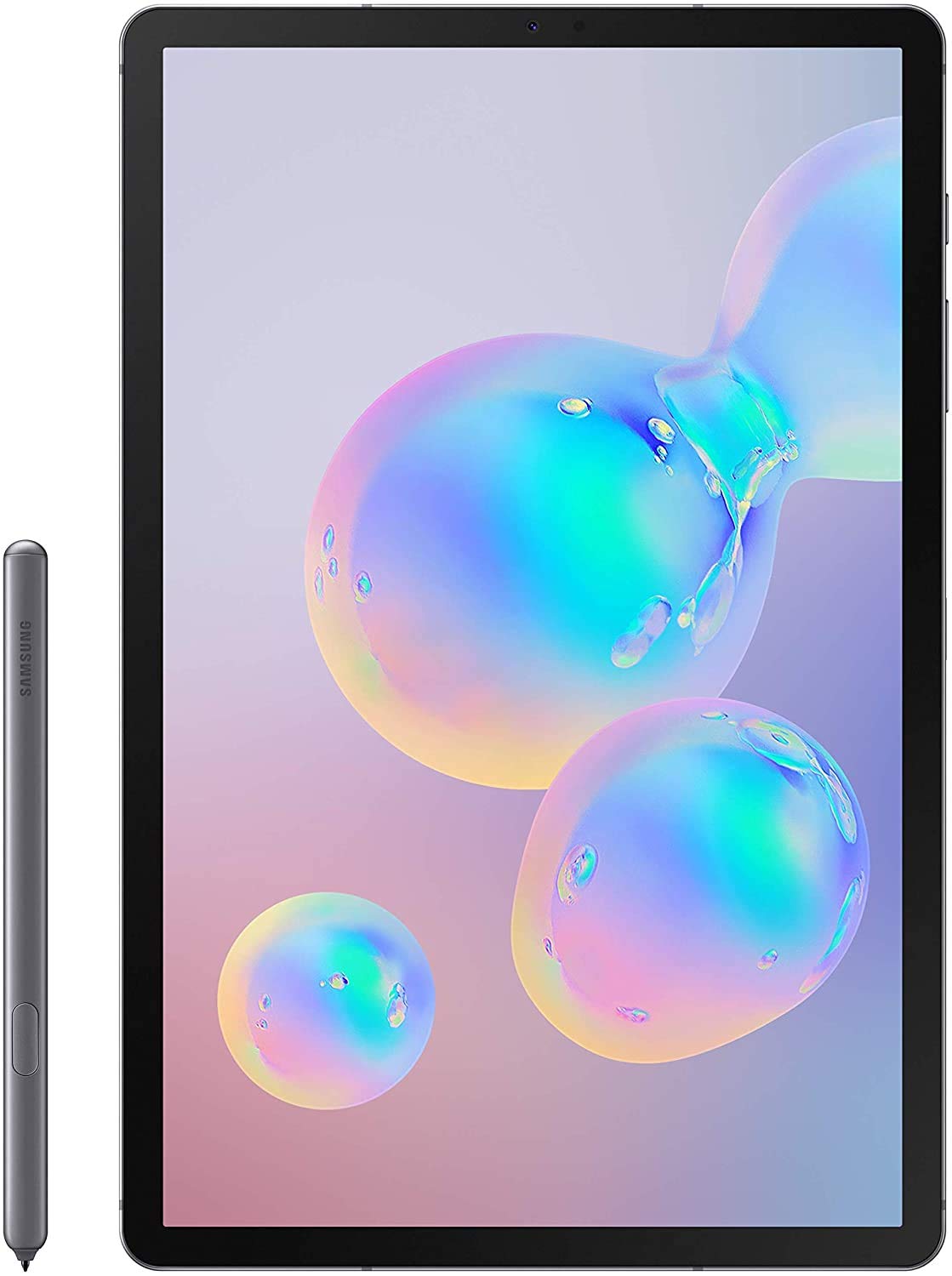 SAMSUNG Galaxy Tab S6 10.5", 128GB (WiFi + 4G LTE T-Mobile Locked) Android Tablet Mountain Grey - SM-T867U (Renewed) (with S-Pen)