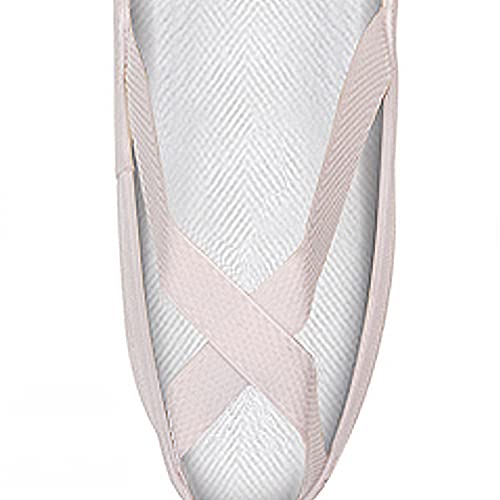 Wear Moi Vesta Stretch Canvas Ballet Slippers, Light Pink, Size 40M EU/ 8.5 US (WMVESSAL40)