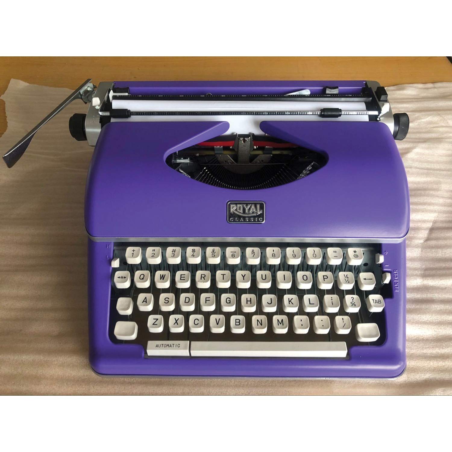 Royal 79119q Classic Manual Typewriter (purple)