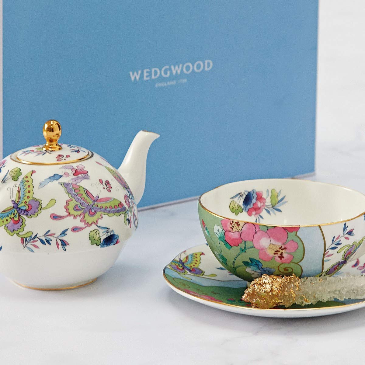 Wedgwood Butterfly Bloom Tea for One