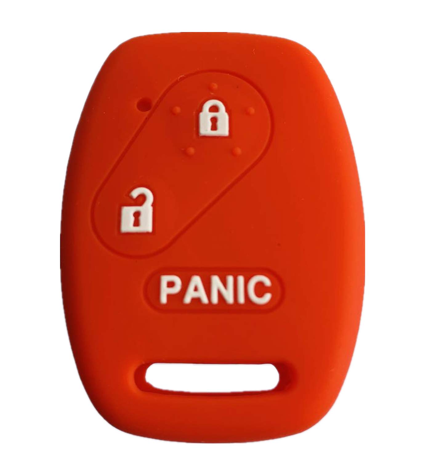 Rpkey Silicone Keyless Entry Remote Control Key Fob Cover Case protector Replacement Fit For Honda Accord Crosstour CR-V CR-Z Civic Fit Insight Odyssey Ridgeline N5F-S0084A CWTWB1U545(gules)