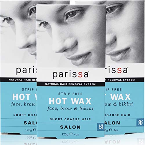 Parissa Salon Style Hot Hard Wax Strip-Free (120g), Pack Of 3