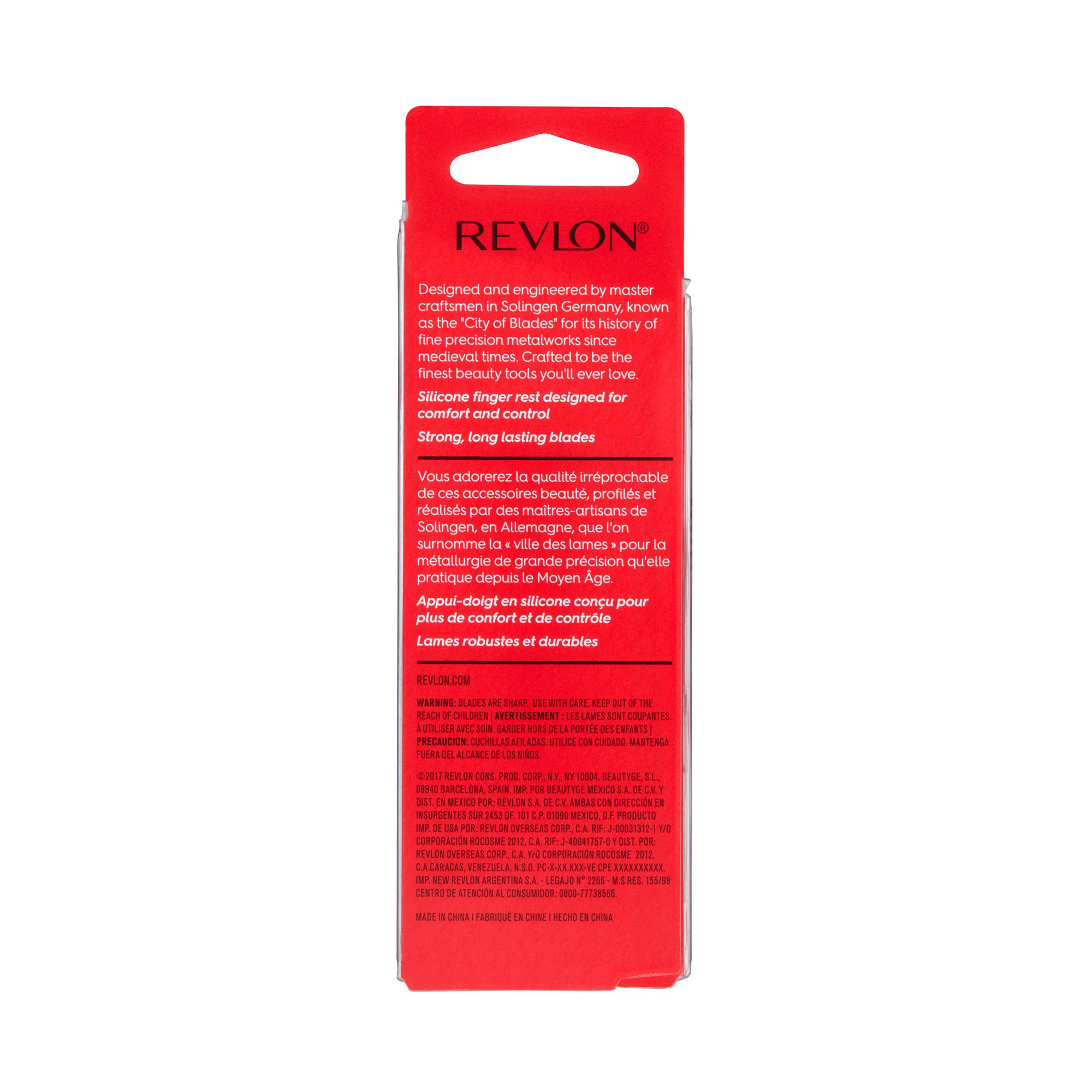 Revlon Nail Clipper, Salon Professional Nail Care Tools, Curved Blade for Trimming & Grooming, Easy to Use, Non-Corrosive, Stainless Steel (Pack of 1)